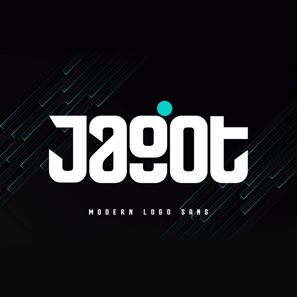 دانلود فونت انگلیسی Jagot Font - دیاکوگرافیک